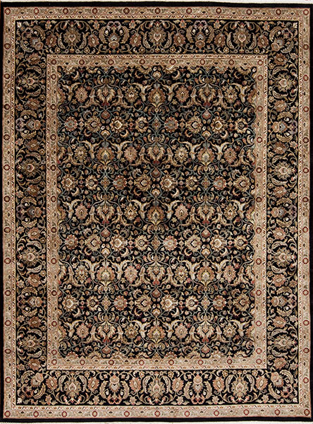 Extravagance - Dorchester, black/black - Samad Rugs