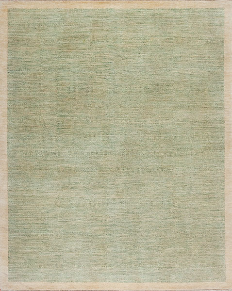 Textures - Herringbone, Sage/Cream - Samad Rugs